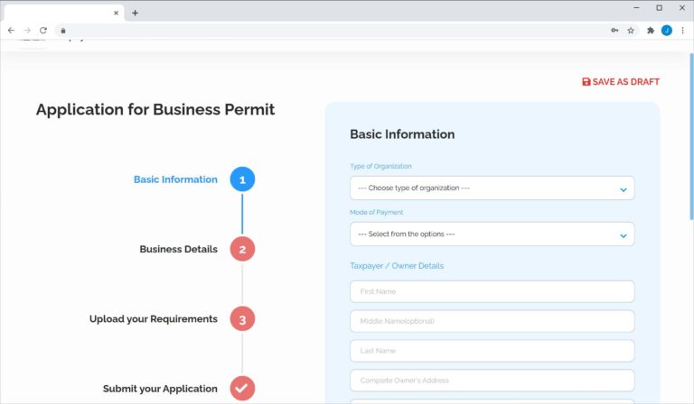 Business Permit Application – Integrated LGU System