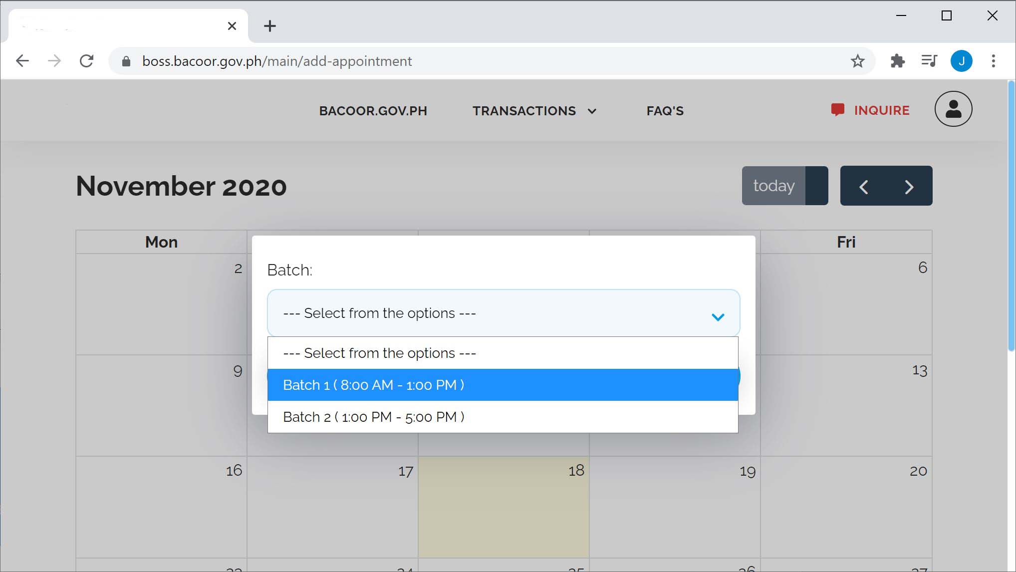 Online Scheduling for Payment – Integrated LGU System